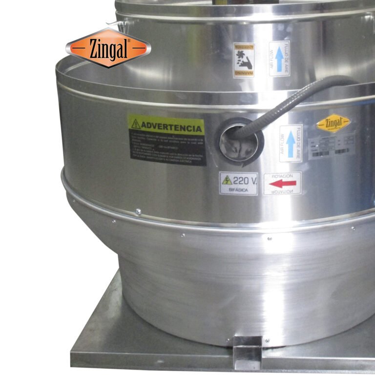 EXTRACTOR TIPO HONGO (20 Pulgadas / 4500 cfm) - ZINGAL - Ref: EX6